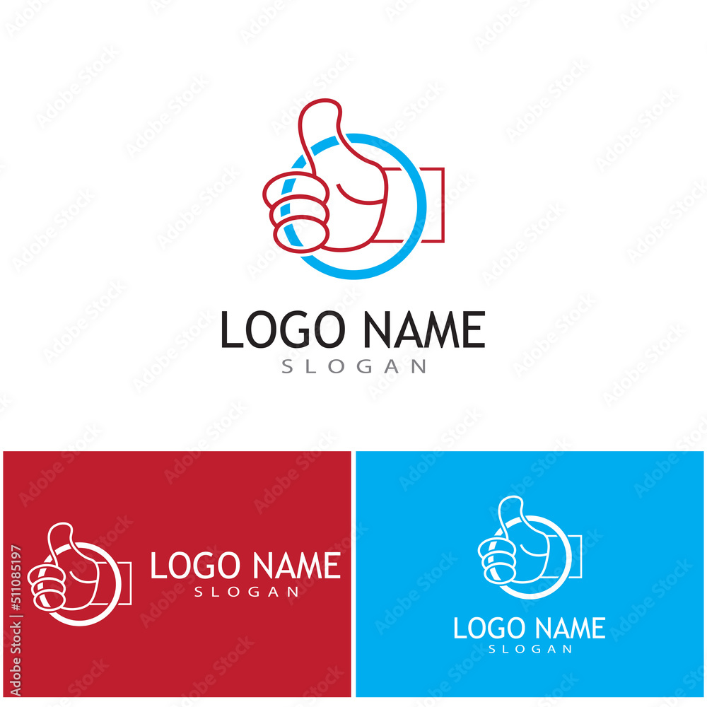 Vector Cartoon Hand Sign. Comics Clip art Stock Vector | Adobe Stock