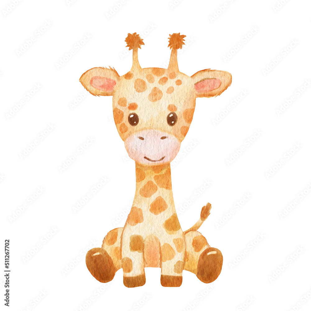 Drawings Of Cute Baby Giraffes