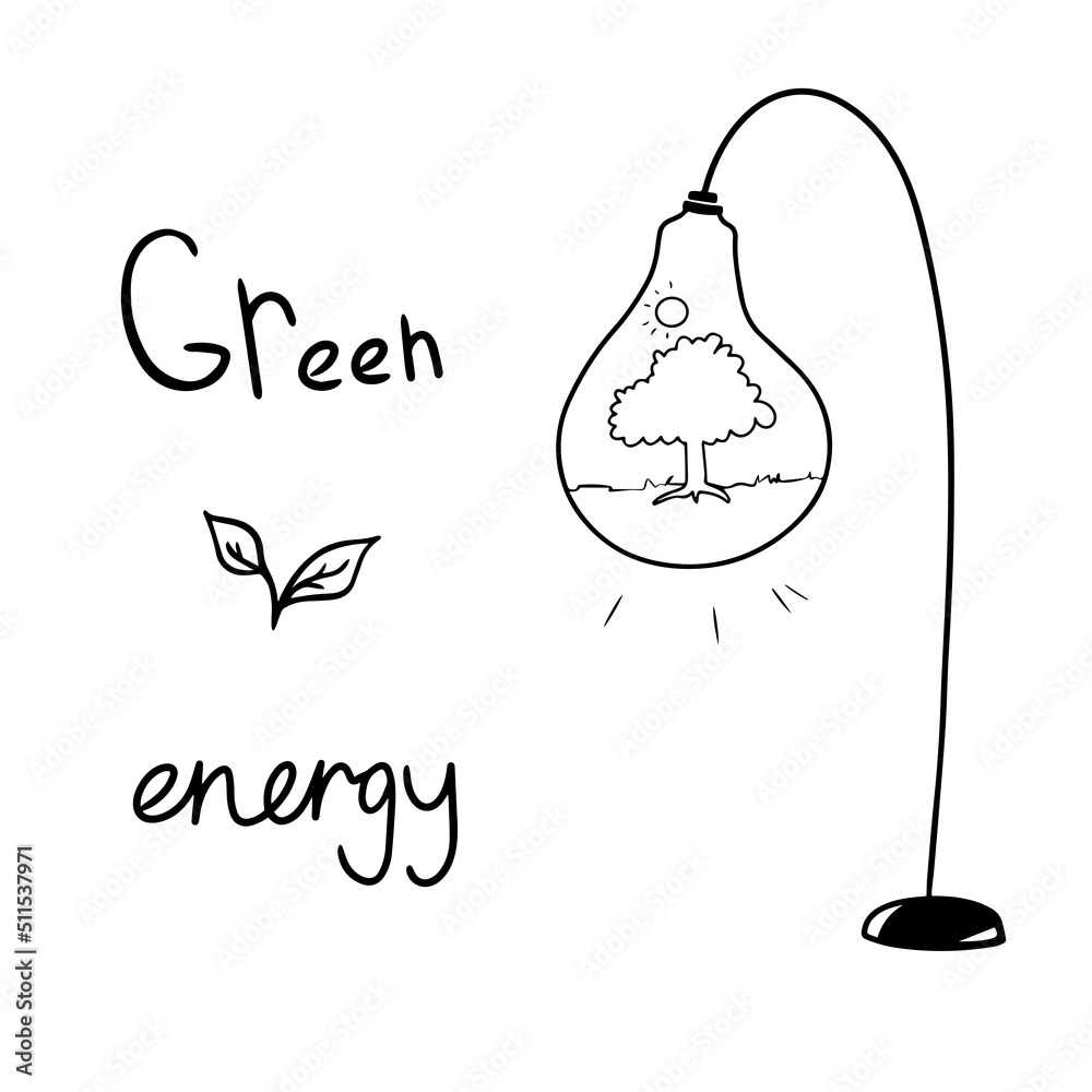 Renewable energy sources. Development of green energy. Transition to ...