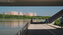 Pedestrian Path In A Park In Moscow Free Stock Photo - Public Domain ...
