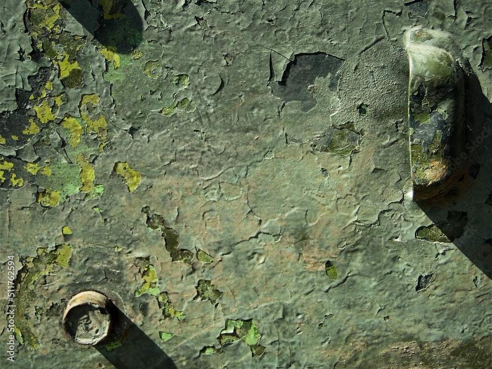 tank armor slashed by shrapnel from a wrecked tank, close-up Stock ...