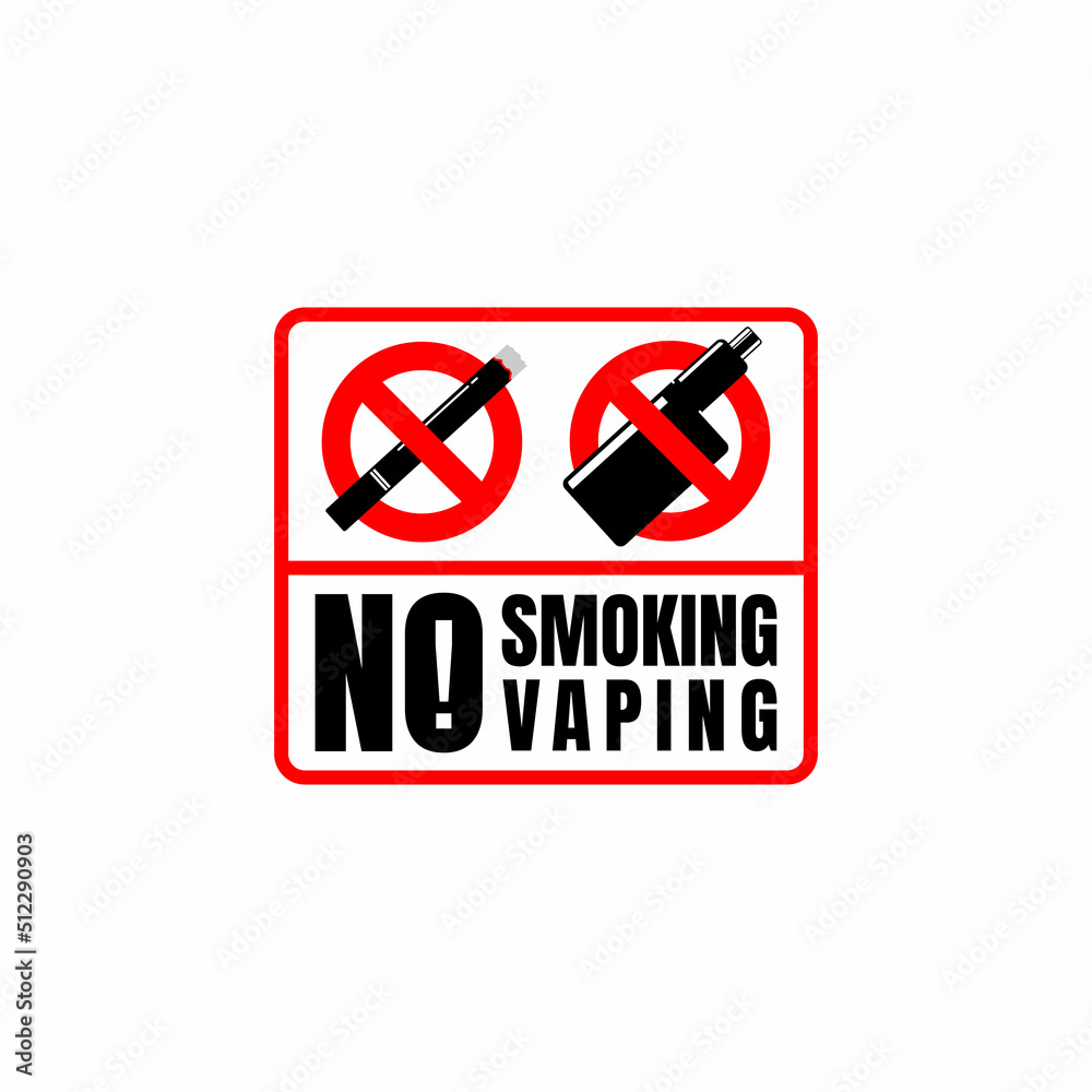No smoking area. no vaping sign isolated on white background ...