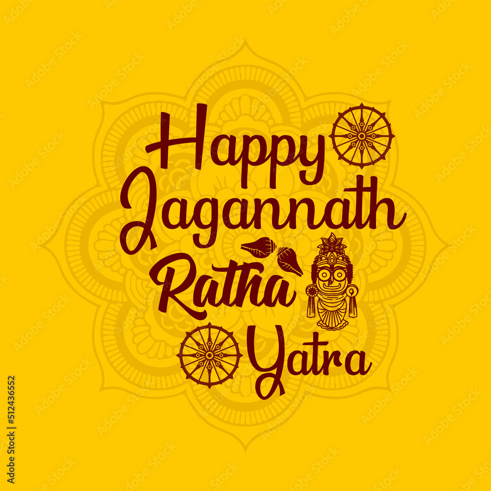 Happy Rath Yatra festival is based around the worship of Lord Jagannath ...
