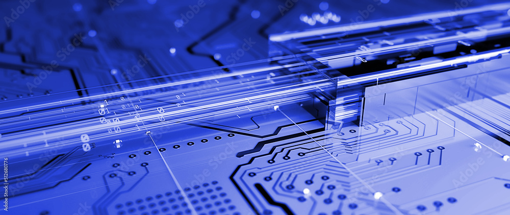 Technology background/Technology background of the abstract computer ...