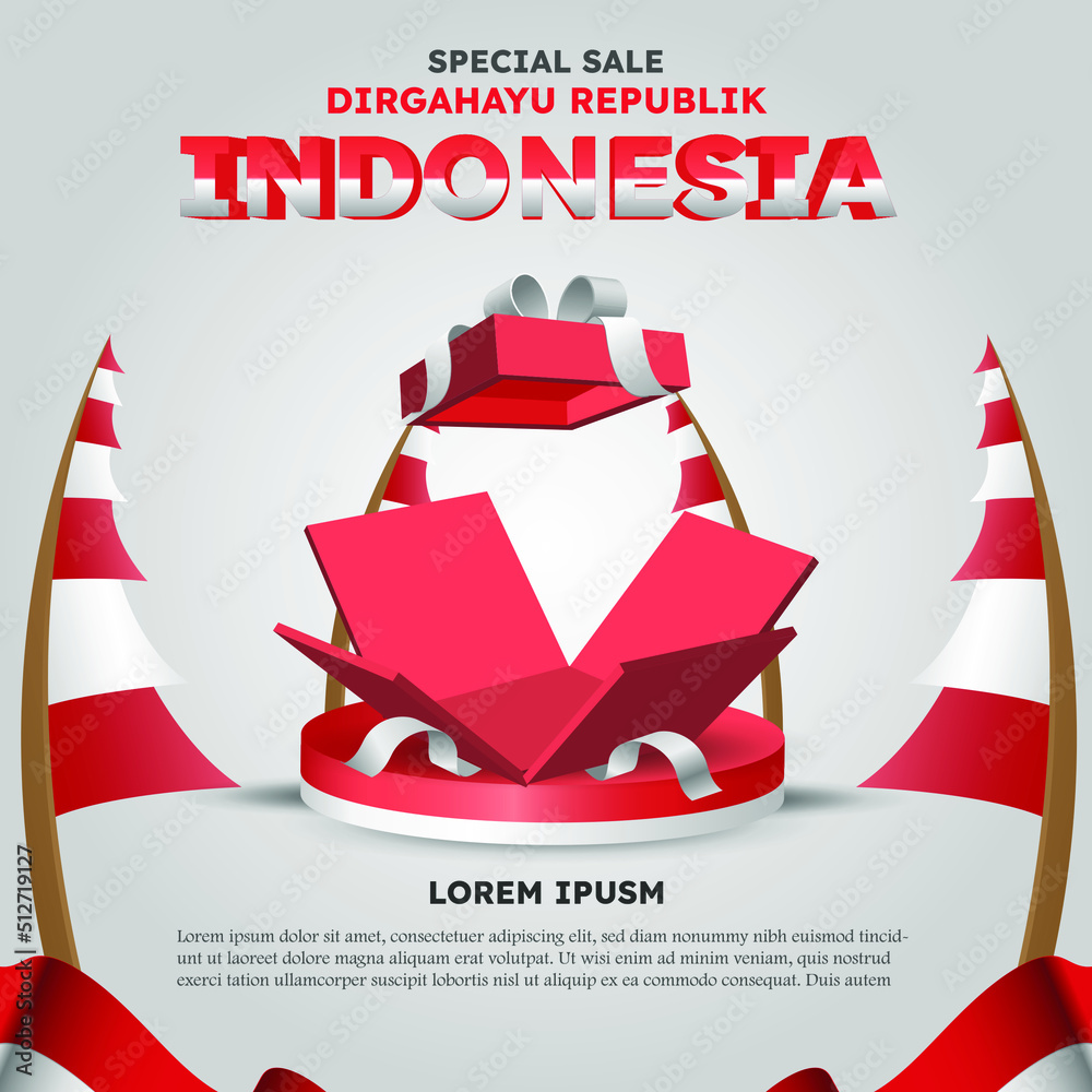 hari kemerdekaan Indonesia means Indonesian independence day poster ...