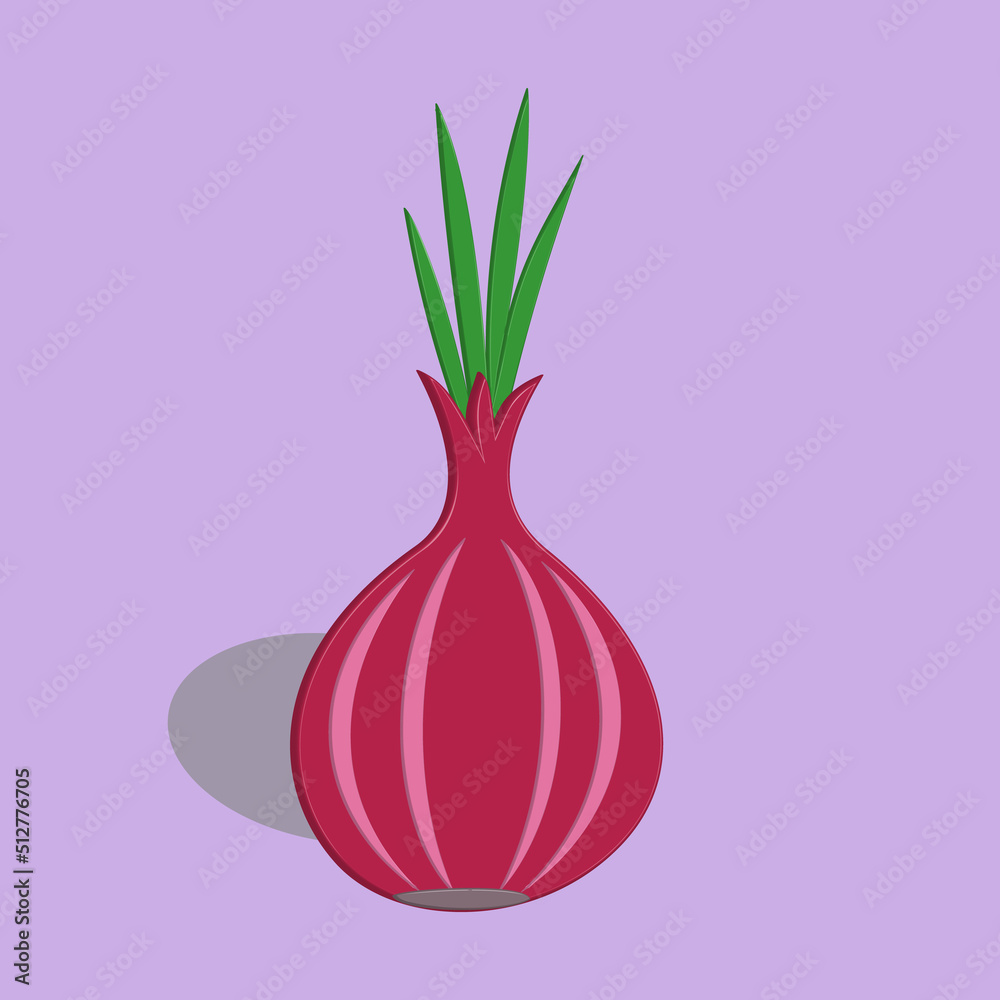 onion icon cartoon vector illustration, vegetable theme, Allium cepa ...