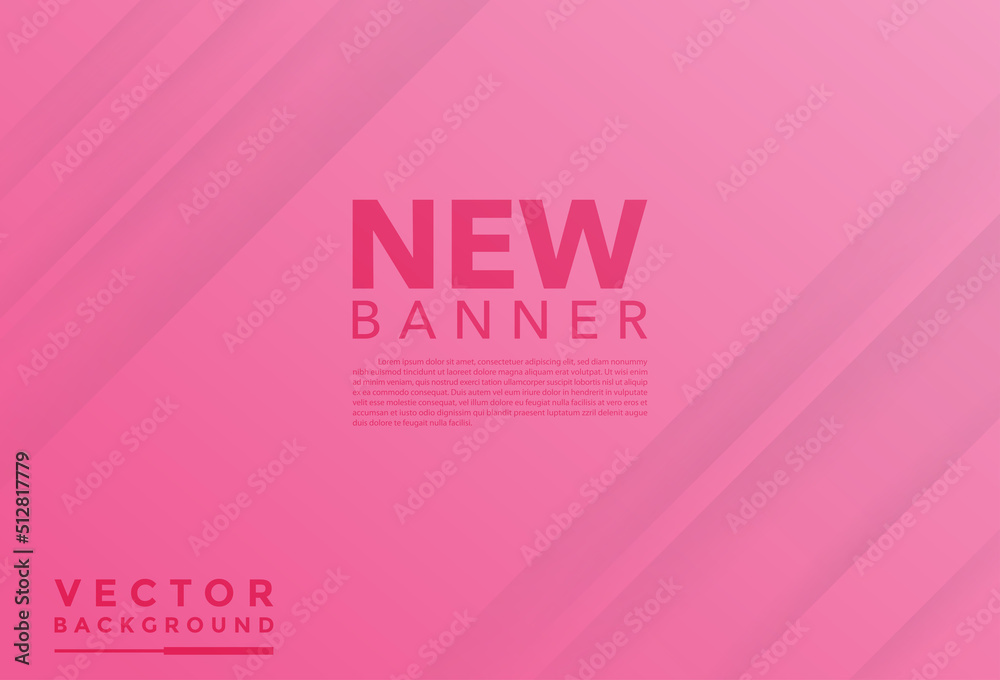Pink background vector lighting effect graphic for text and message ...