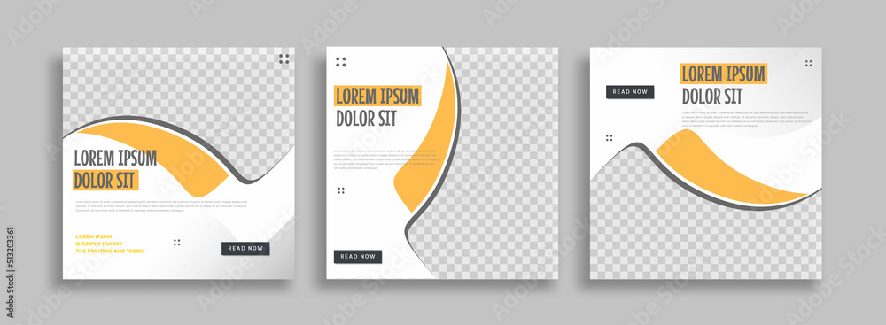 Creative Business marketing social media post template Stock Vector ...