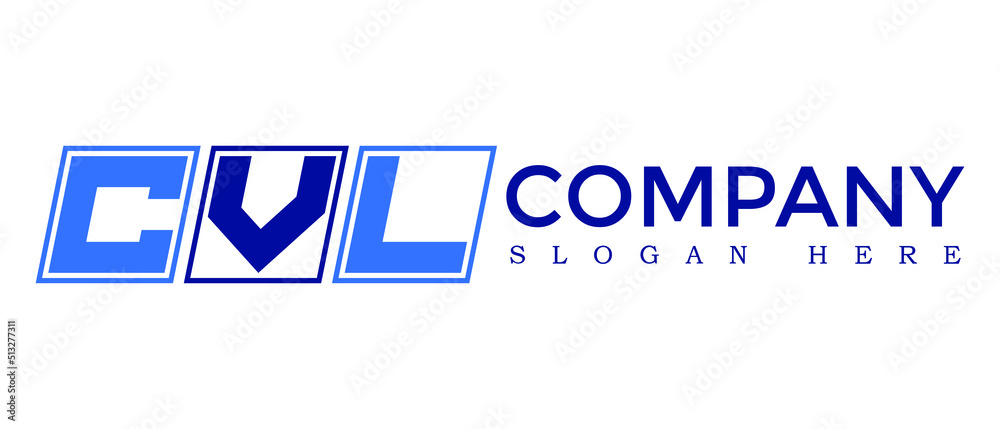 CVL three Letter Rounded rectangle boxes shape element symbol digital ...