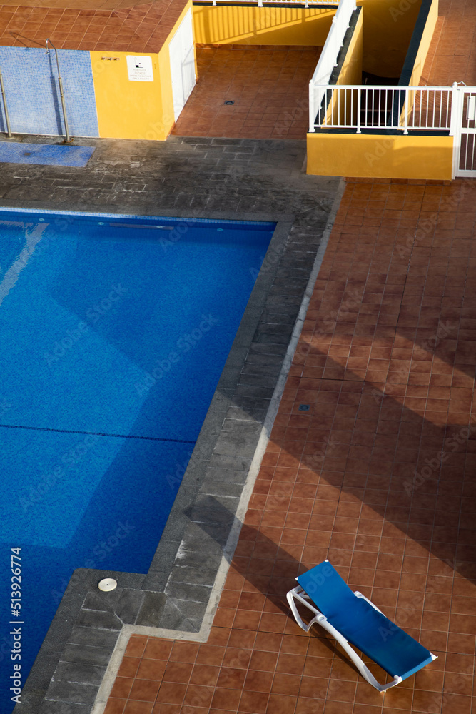 top view of rooftop swimming pool Stock Photo | Adobe Stock