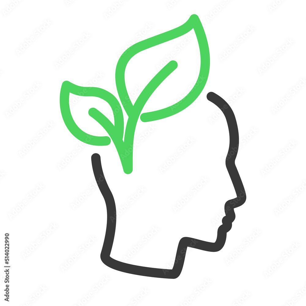 Growth mindset icon. Clipart image isolated on white background Stock ...
