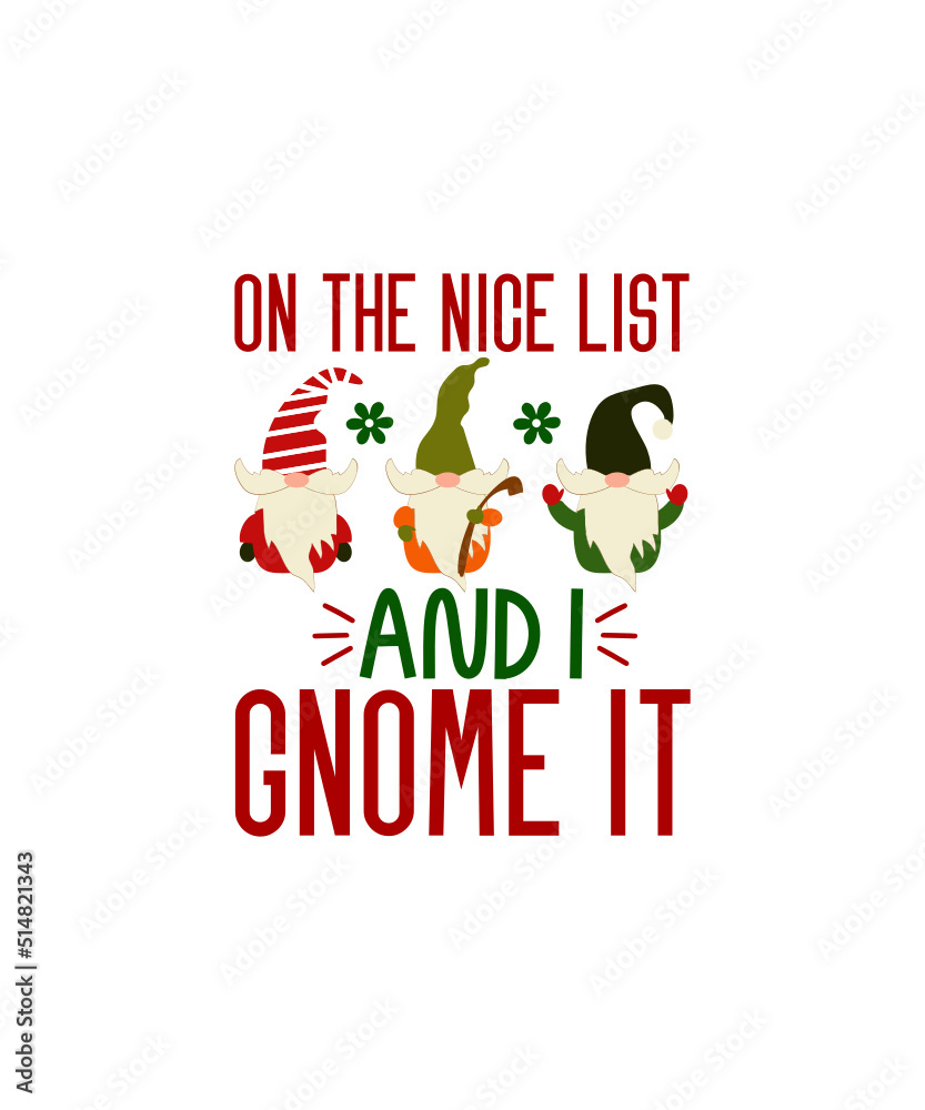 Gnome svg bundle, holiday gnome clipart, gnome sign with quote, gnome ...