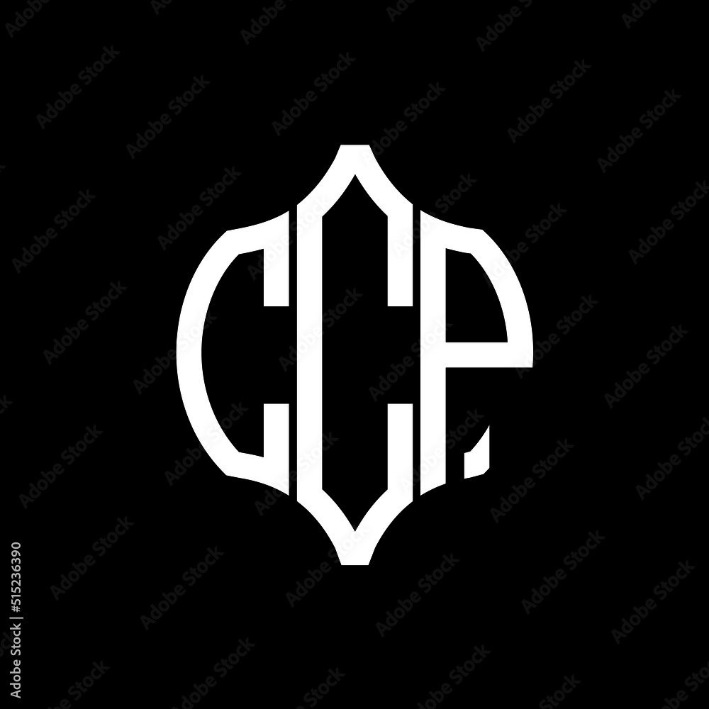CCP letter logo. CCP best black background vector image. CCP Monogram ...