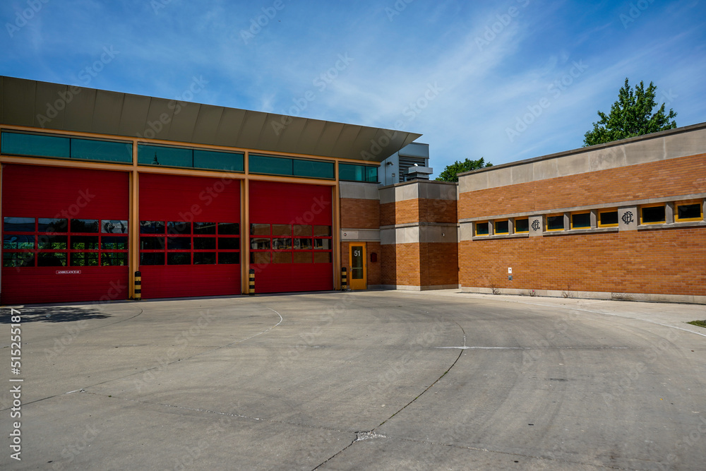 Chicago, Illinois, United States - July 2022. Station 18, Fire station ...