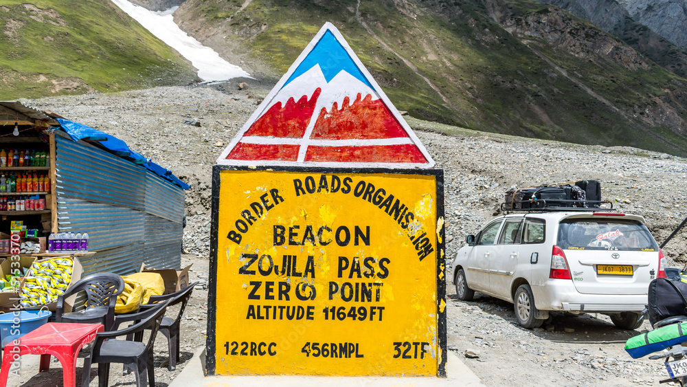 Zoji La or Zojila Pass is a high mountain pass in the Himalayas in the ...