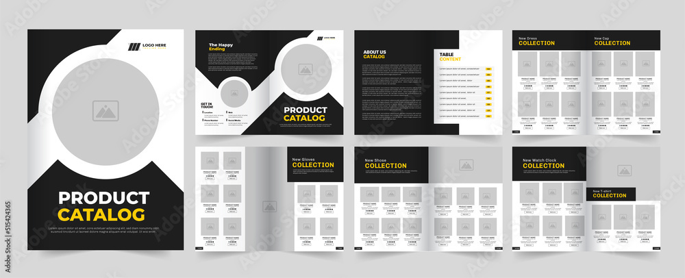 Product Catalog template design and catalogue layout template design ...