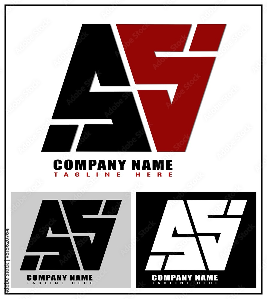 SS monogram logo design for your brand and business, Letter SS Stock ...