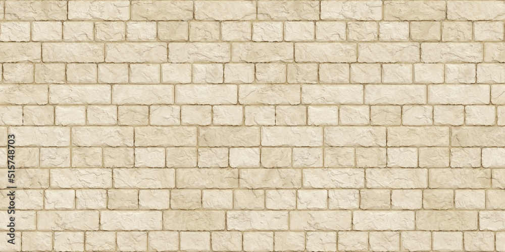 Seamless old sandstone brick wall background texture. Tileable antique ...
