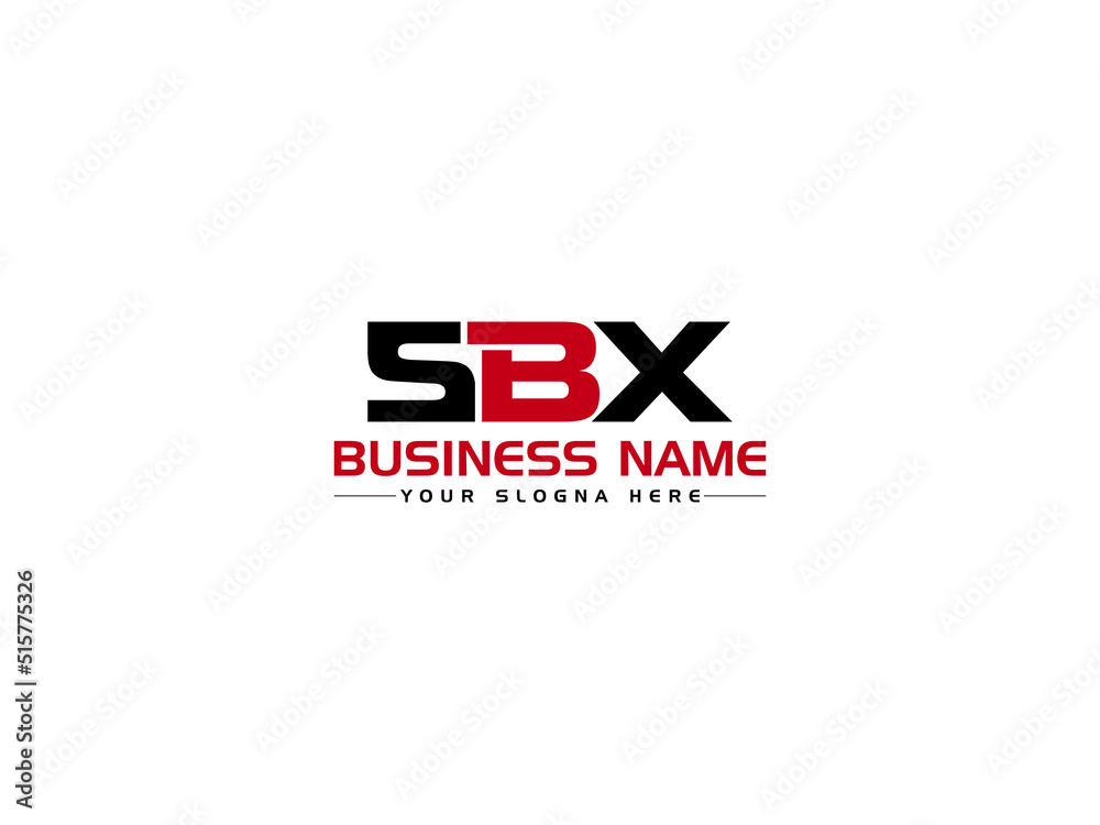 Letter SBX Logo Icon Vector, Creative SB s b x Logo Letter Vector Image ...
