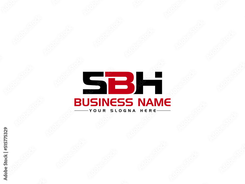Letter SBH Logo Icon Vector, Creative SB s b h Logo Letter Vector Image ...