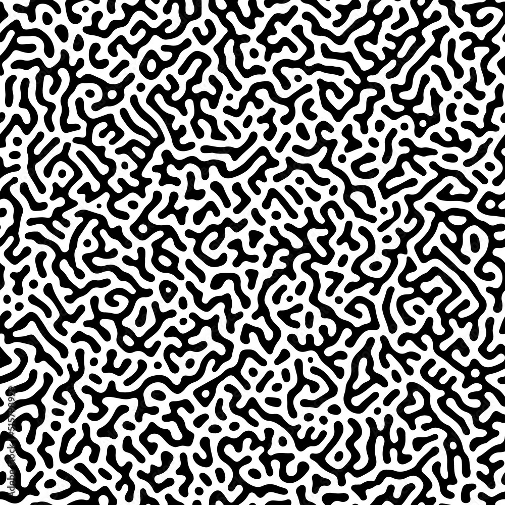 Turing reaction diffusion seamless pattern made via morphogenesis ...