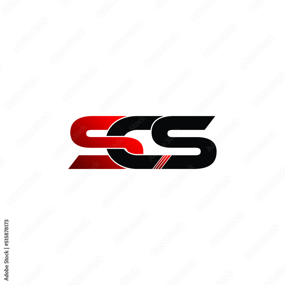 SCS letter monogram logo design vector Stock Vector | Adobe Stock