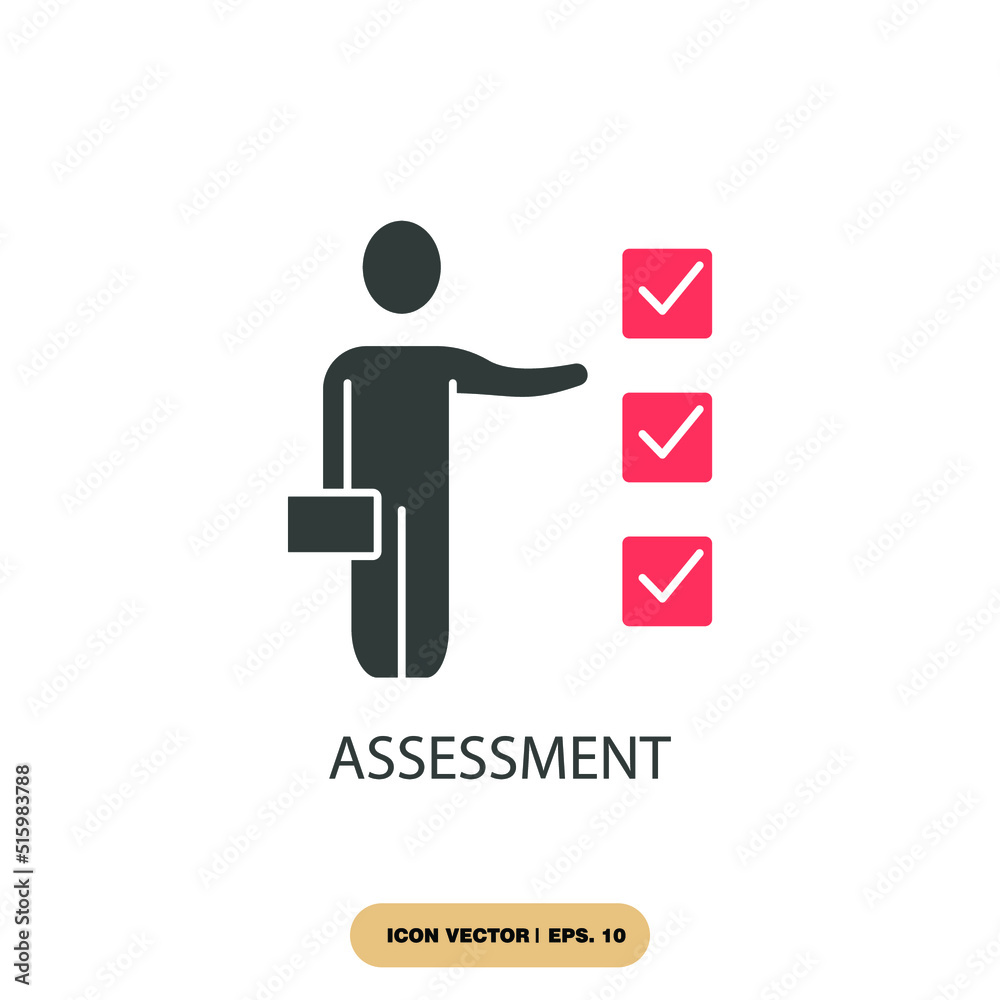 assessment icons symbol vector elements for infographic web Stock ...