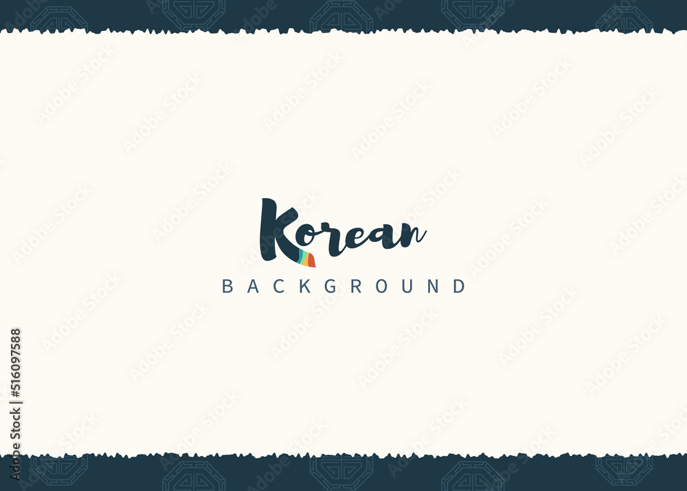 Vector of traditional Korean background Stock Vector | Adobe Stock