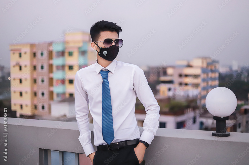 Handsome Boy Wearing a Black Mask | Attitude Boy Mask Free Stock Images ...