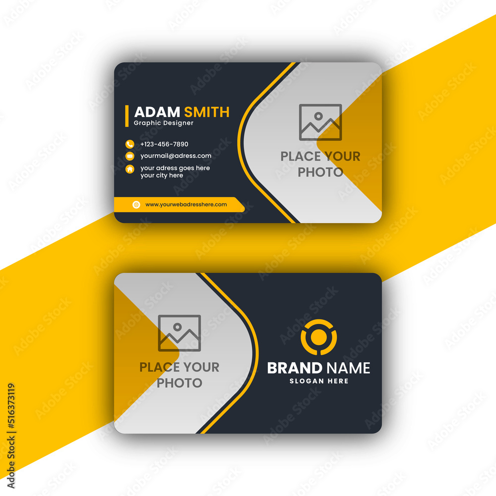 Creative and modern corporate business card design bundle, name card ...