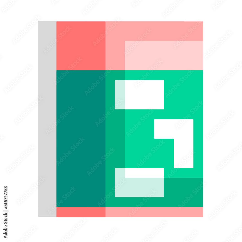 Editable Vector Illustration of Eraser. Good for sticker, icon, clip ...