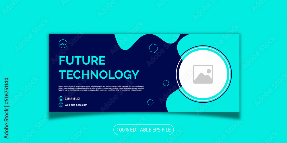 Professional technology it industrial agency corporate facebook cover ...