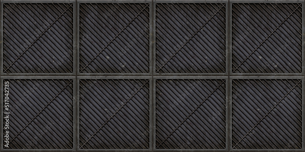 Seamless steel floor plate background texture. Tileable industrial ...