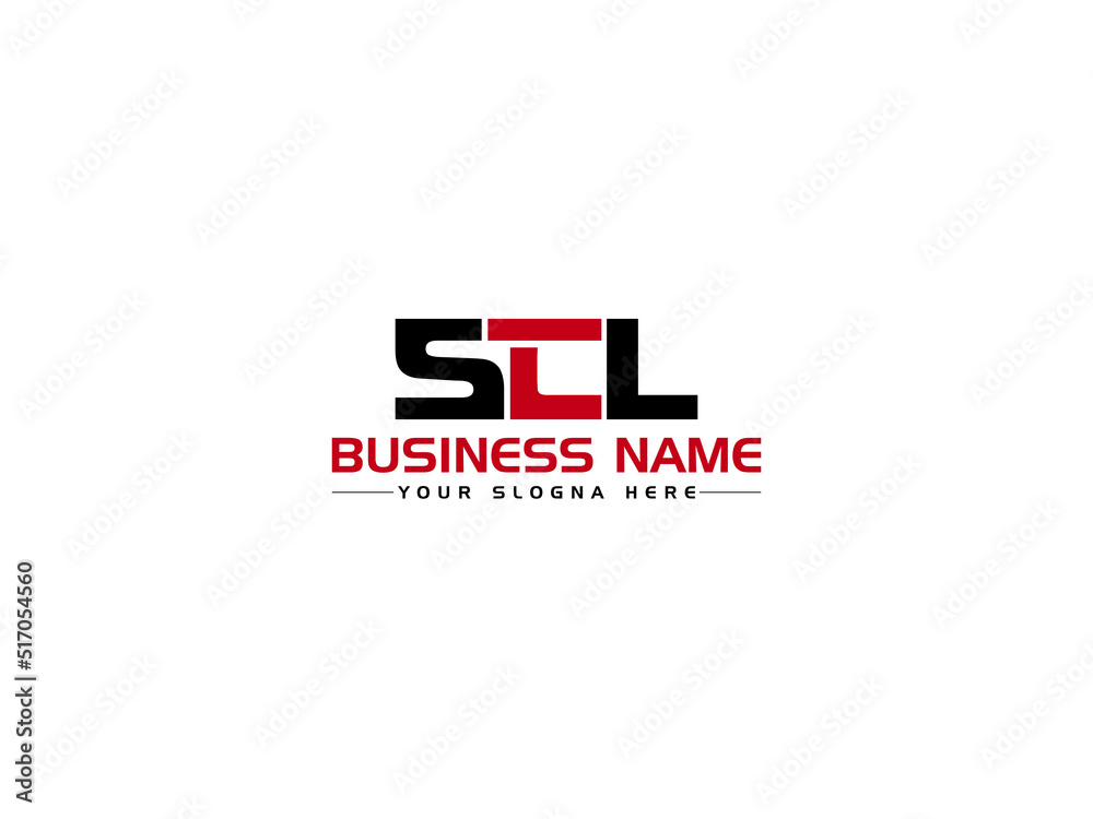 Modern SCL Logo Icon Design, Creative SC s c l Logo Letter Vector Art ...
