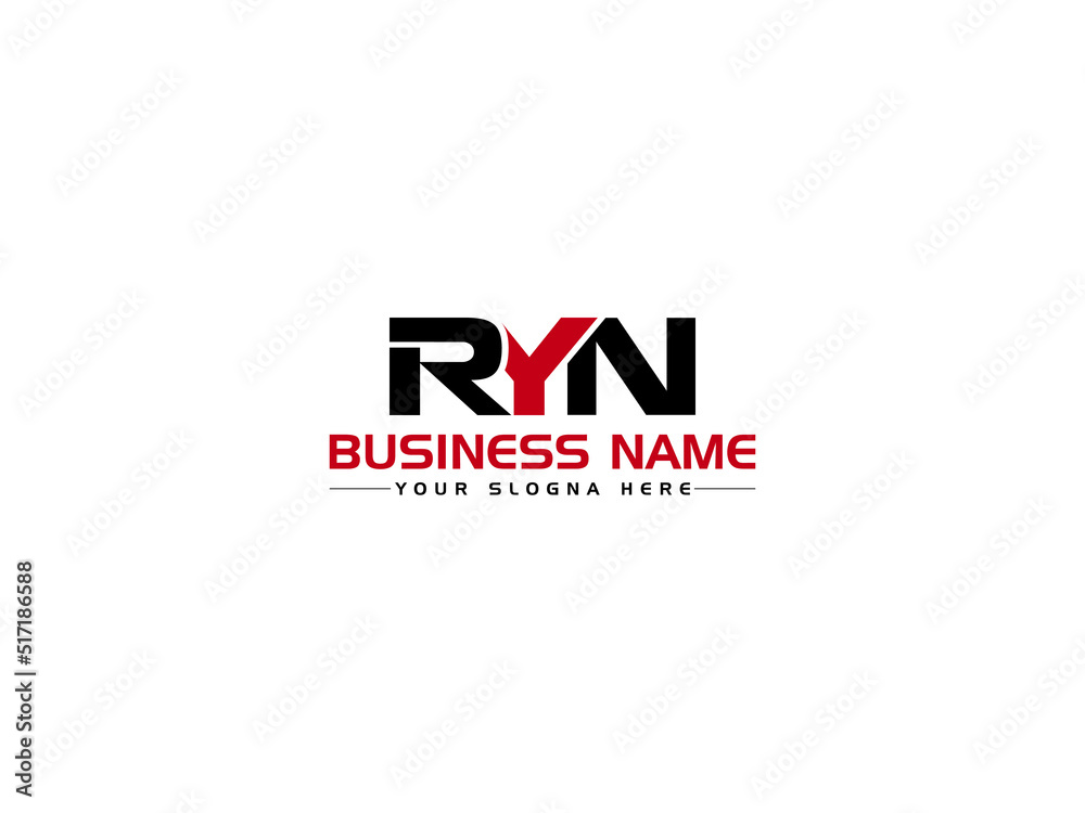 Modern RYN Logo Letter Vector, Colorful RY r y n Logo Icon With ...