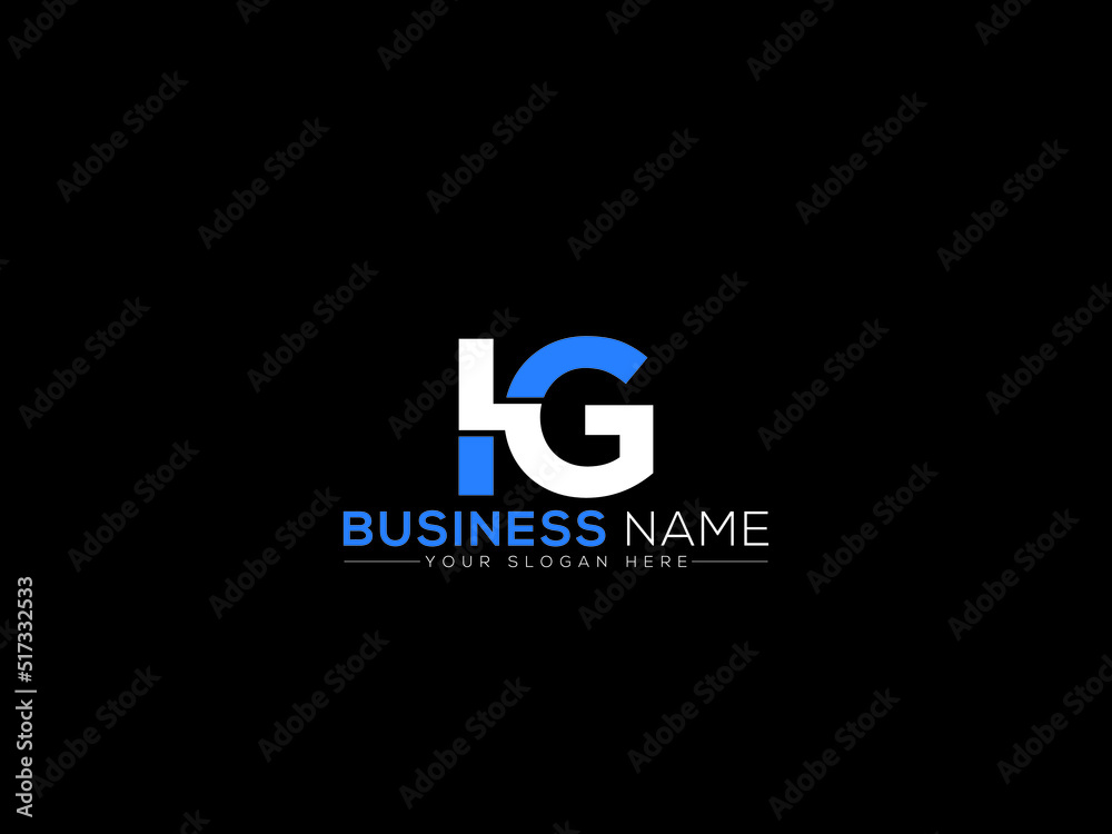 Modern IG Logo Letter Vector, Creative Ig gi Logo Icon Vector Art With ...