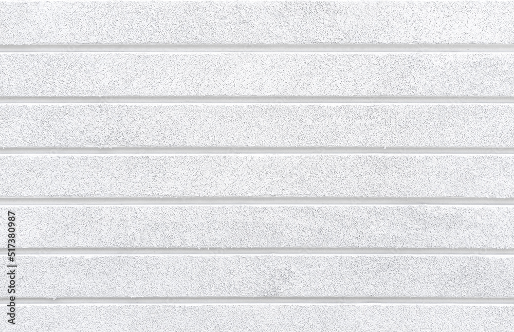 Photo Stock White cement wall texture with horizontal panels. House exterior walls design ...