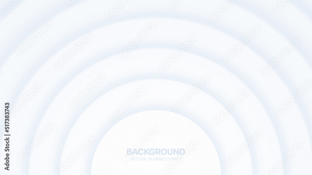 Image vectorielle Stock 3D Vector Minimal White Layered Radial Smooth ...