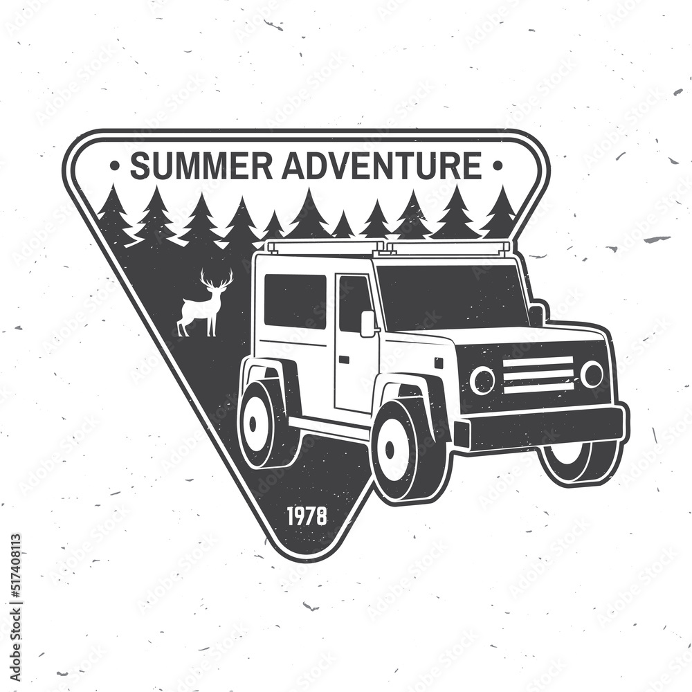 Summer adventure. Vector illustration Concept for shirt or logo, print ...