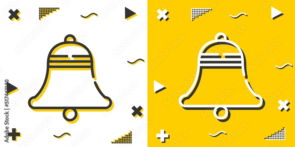 bell line icon. Simple outline style.bell linear sign. Vector ...