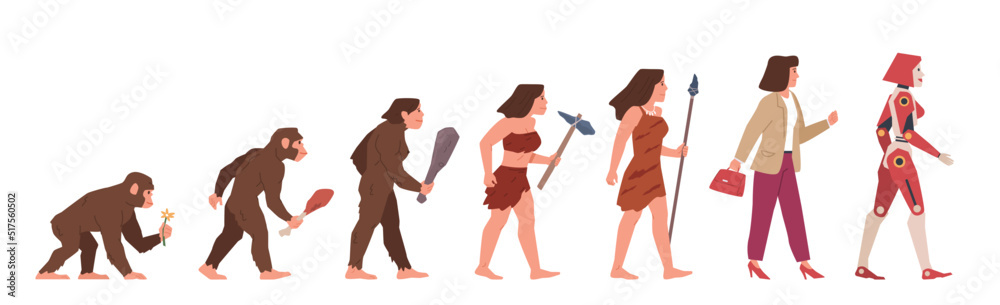 woman evolution