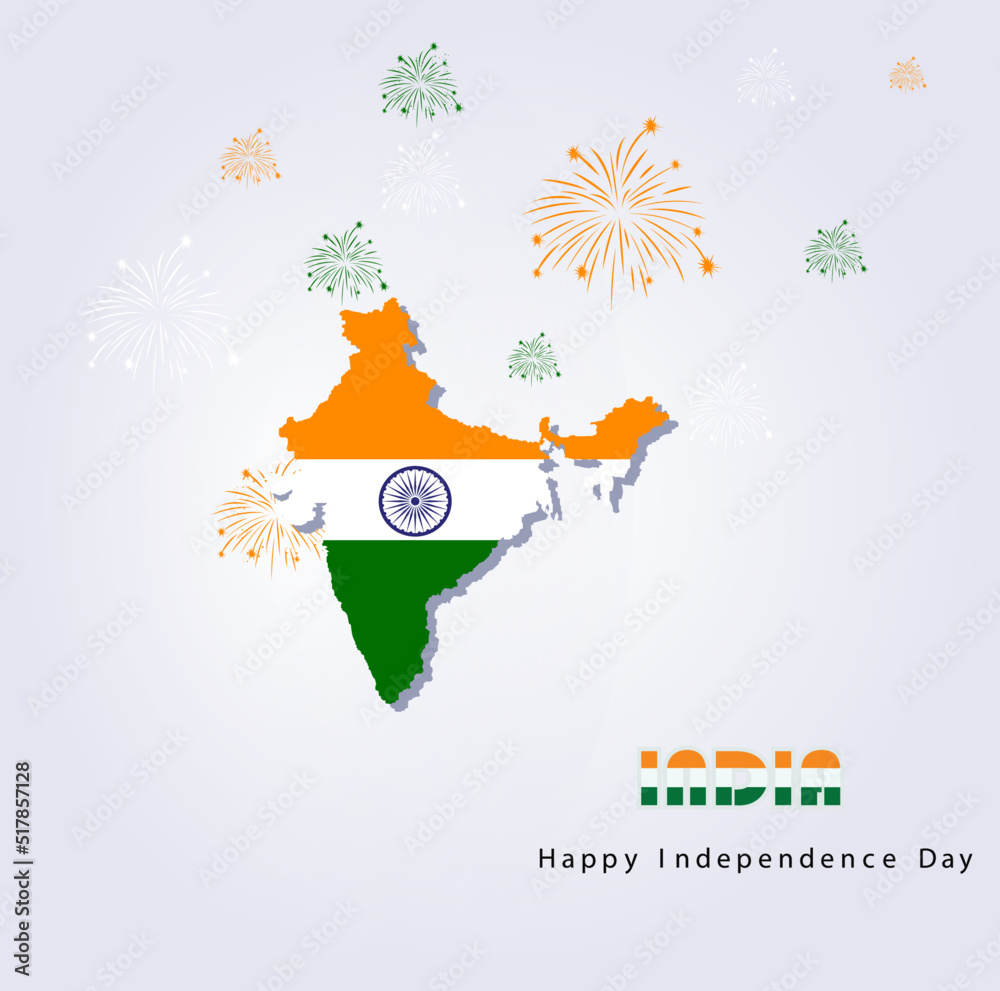 Happy 75th Independence Day of India Vector Illustration. Happy ...