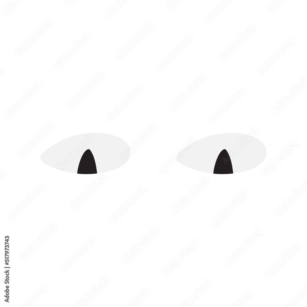 Eyes minimal vector cute style isolated on white background for your ...