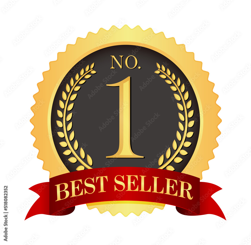 เวกเตอร์ Stock No.1 medal icon illustration | best seller | Adobe Stock