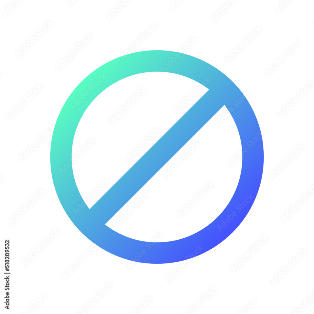 Failure occurred pixel perfect gradient linear ui icon. Error message. Access blocked ...