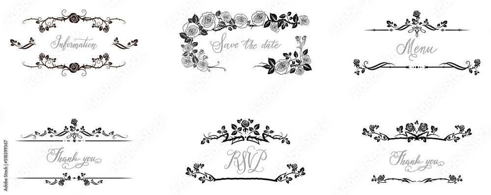 Graphic vintage frames Stock Vector | Adobe Stock