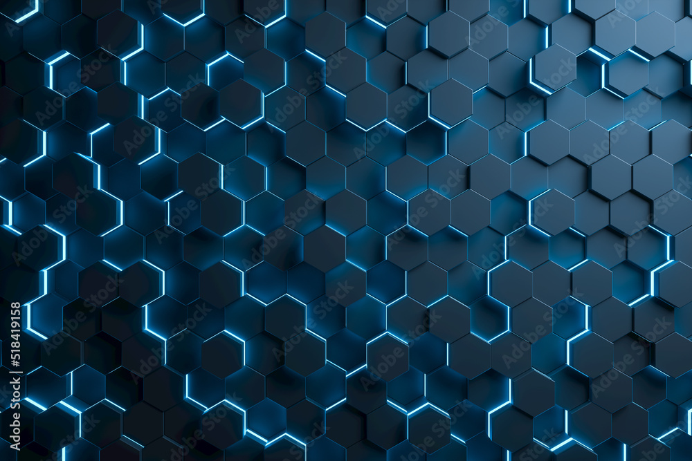 Digital hexagon abstract background Stock Photo | Adobe Stock Digital hexagon abstract background Stock Photo | Adobe Stock