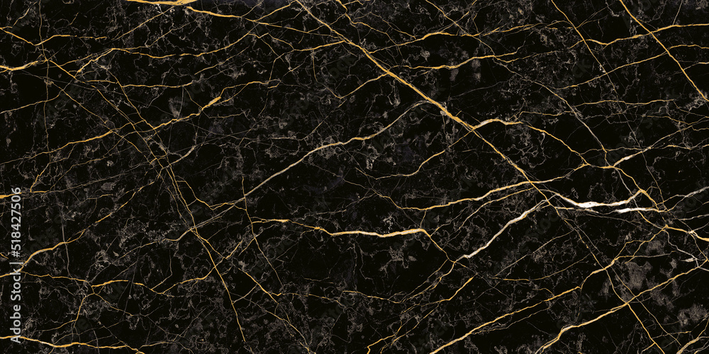 Gold Patterned natural of black marble (Gold Russia) texture background ...