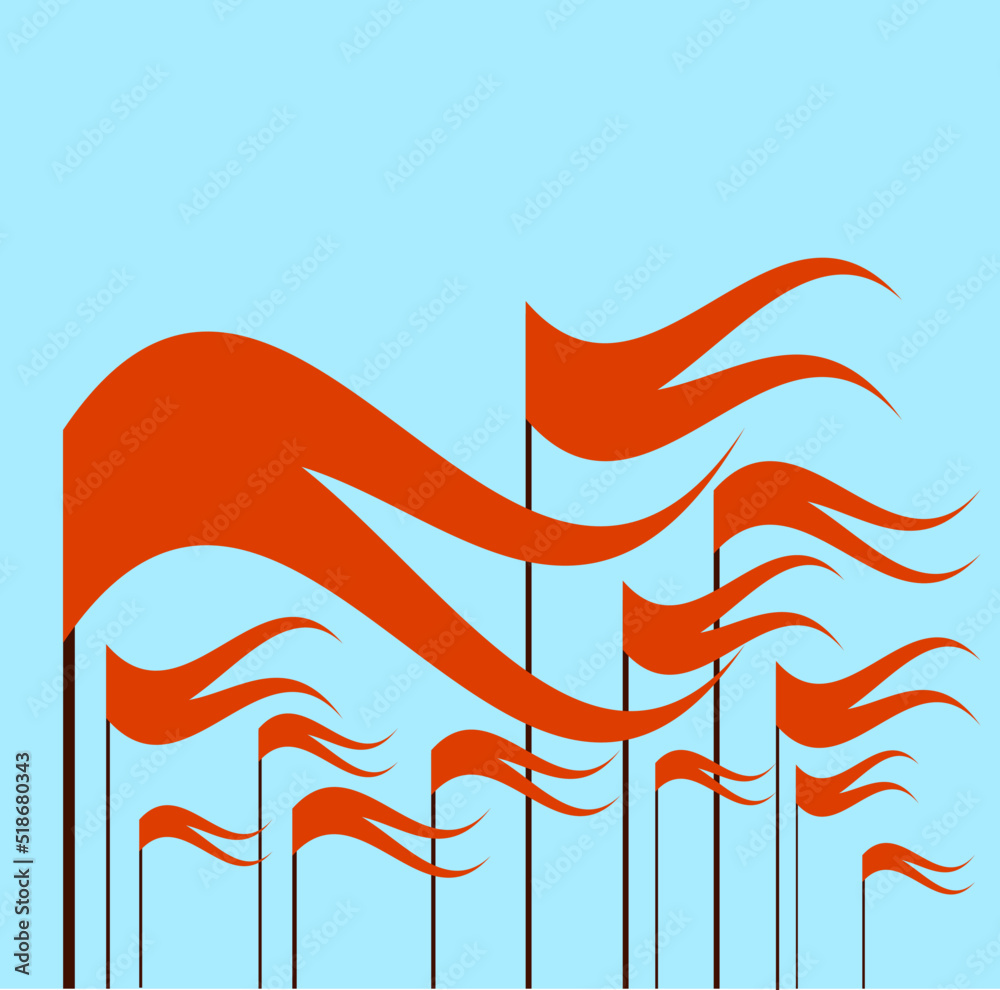 Hindu flags with blue background Stock Vector | Adobe Stock