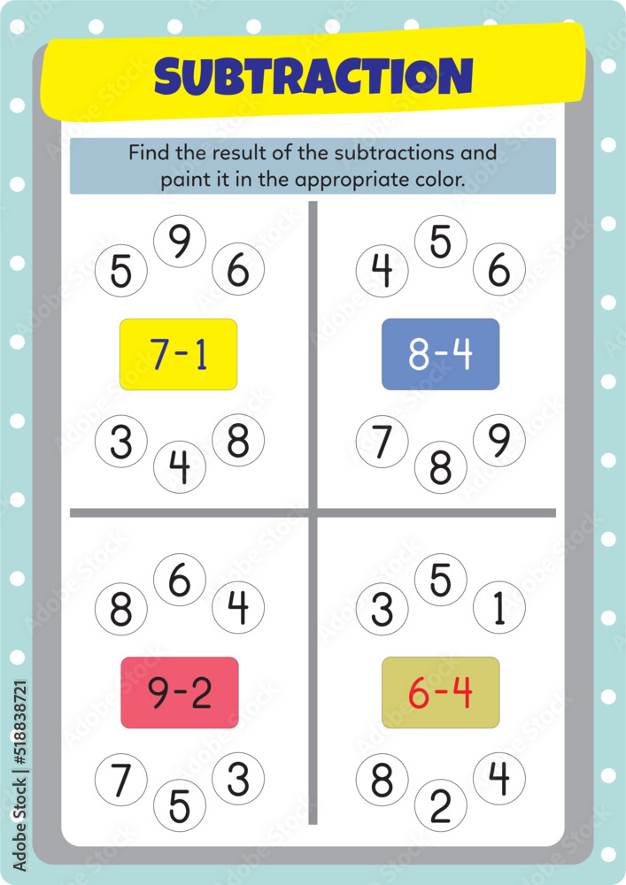 Addition exercises for preschool, kindergarten and primary school kids ...